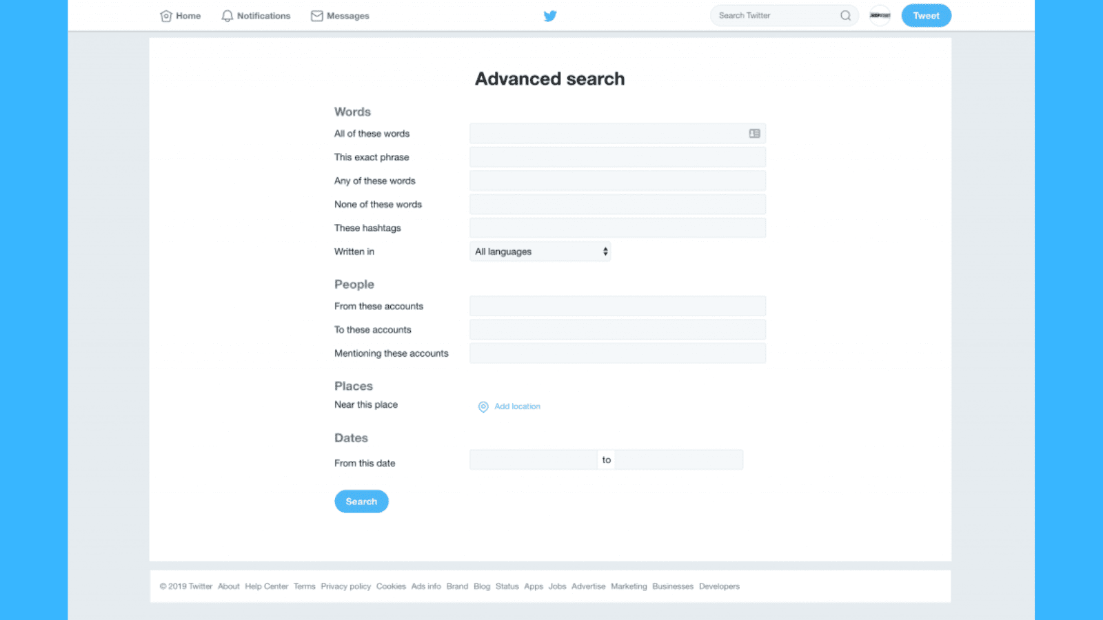How to use Twitter Advanced Search - Tips And Tricks